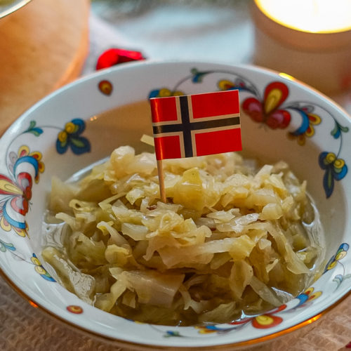 How to Make Authentic Norwegian Surkal - VEGAN! - Nikki Vegan
