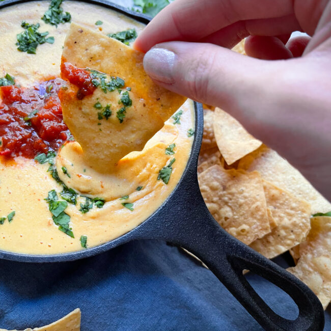 Plant Based Queso Dip - Nikki Vegan